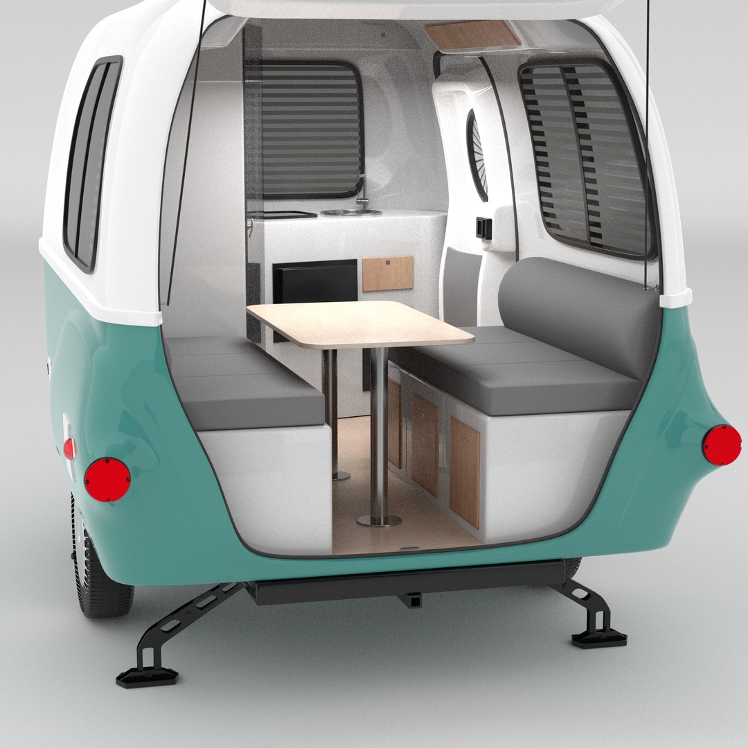 3D Happier Camper HC1 Studio Topanga Turquoise Complect Model ...