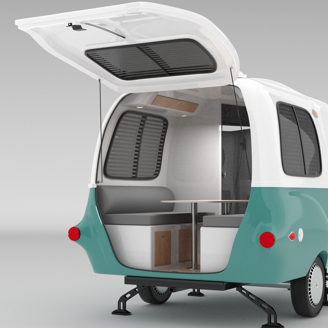 3D Happier Camper HC1 Studio Topanga Turquoise Complect Model ...