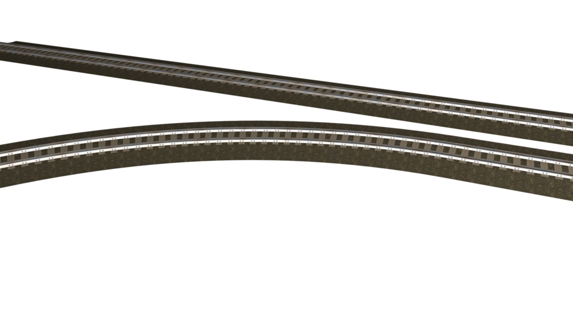 3D Railway Track Model - TurboSquid 2015436