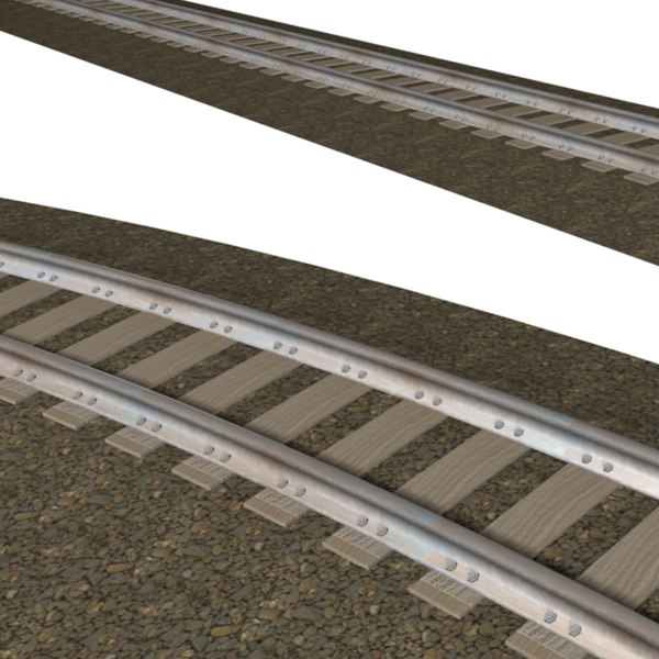 3D Railway Track model - TurboSquid 2015436