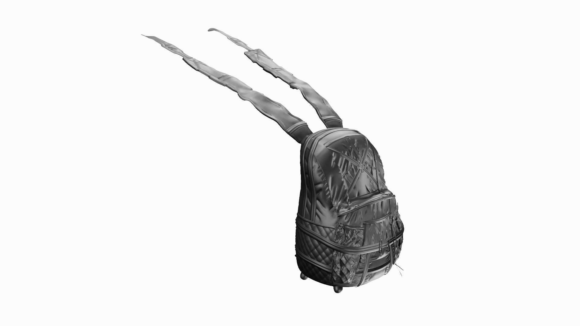 3D Rigged Strap Backpack Model - TurboSquid 1862971