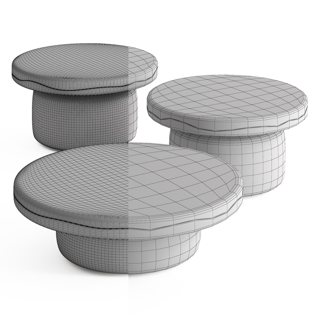 3D Poliform Crew Tables - TurboSquid 2337329