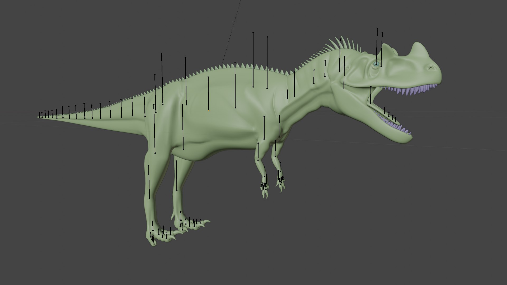 Ceratosaurus Dinosaur 3D Model - TurboSquid 2365816