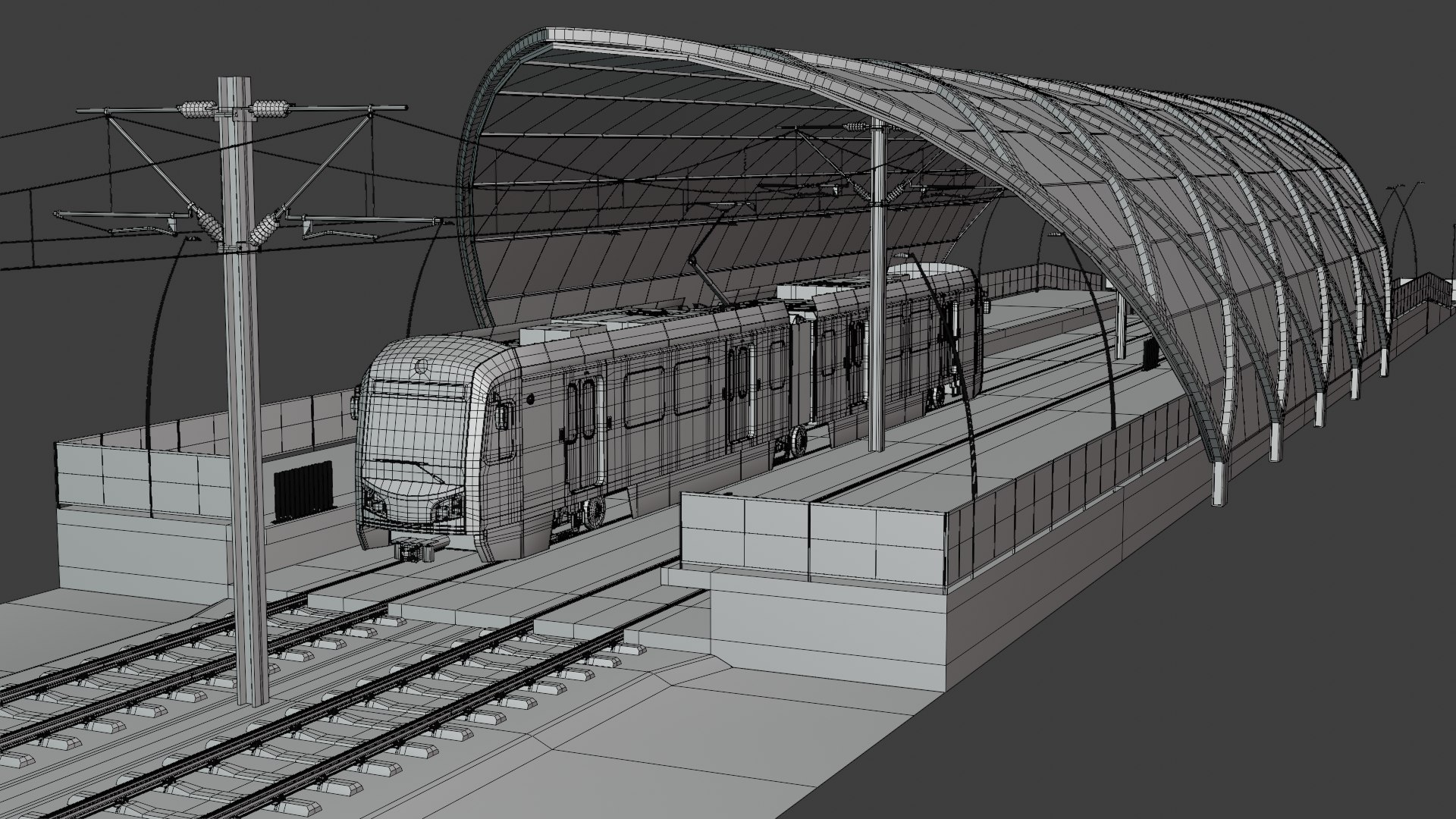 3D LA Light Rail Stations Model - TurboSquid 2307653