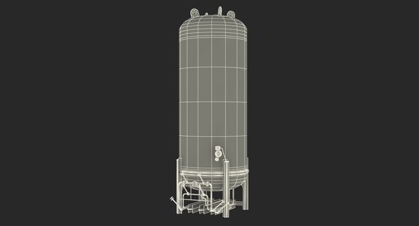 3D lng storage tank vertical model - TurboSquid 1237444