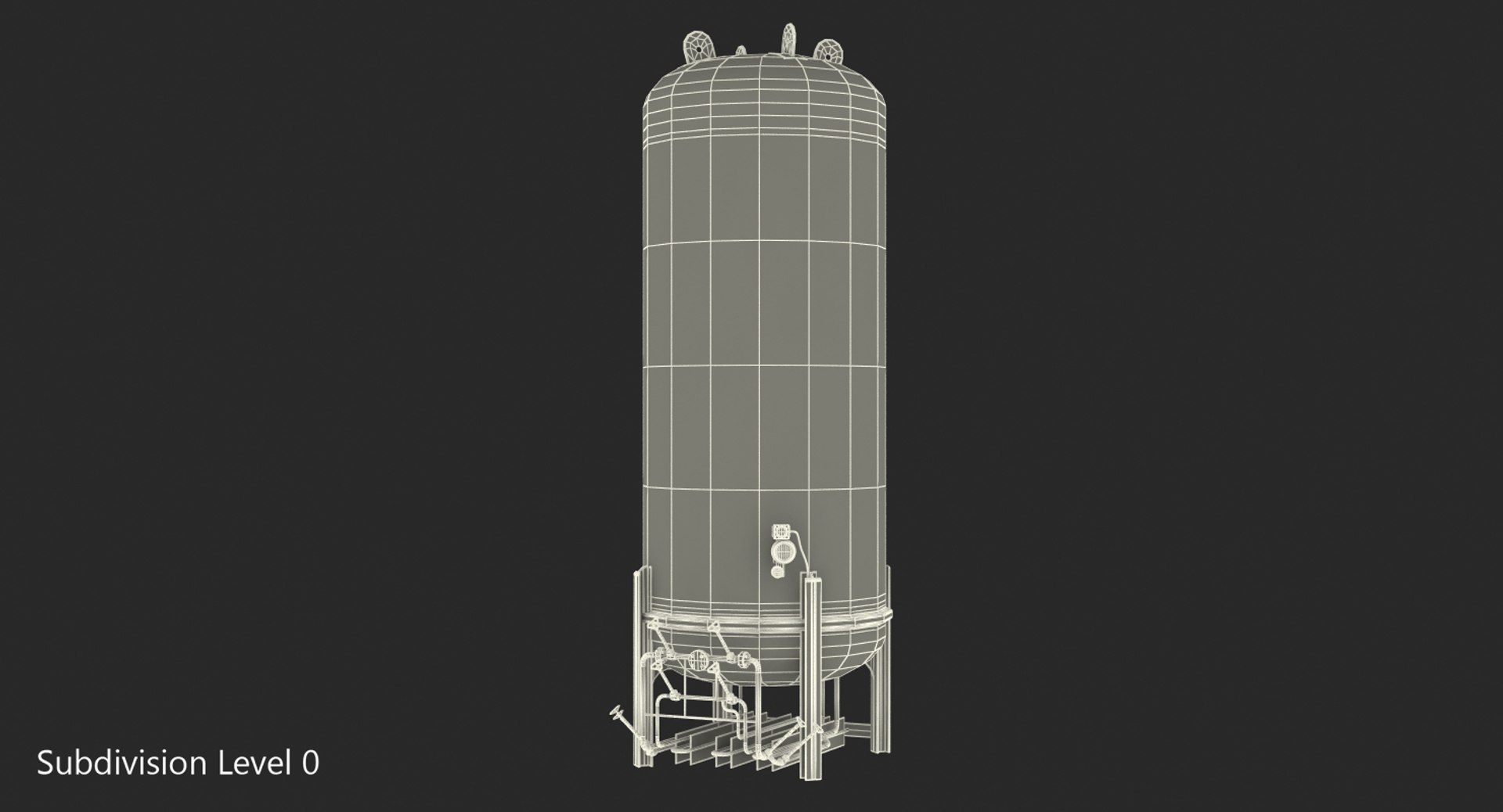 3D Lng Storage Tank Vertical Model - TurboSquid 1237444