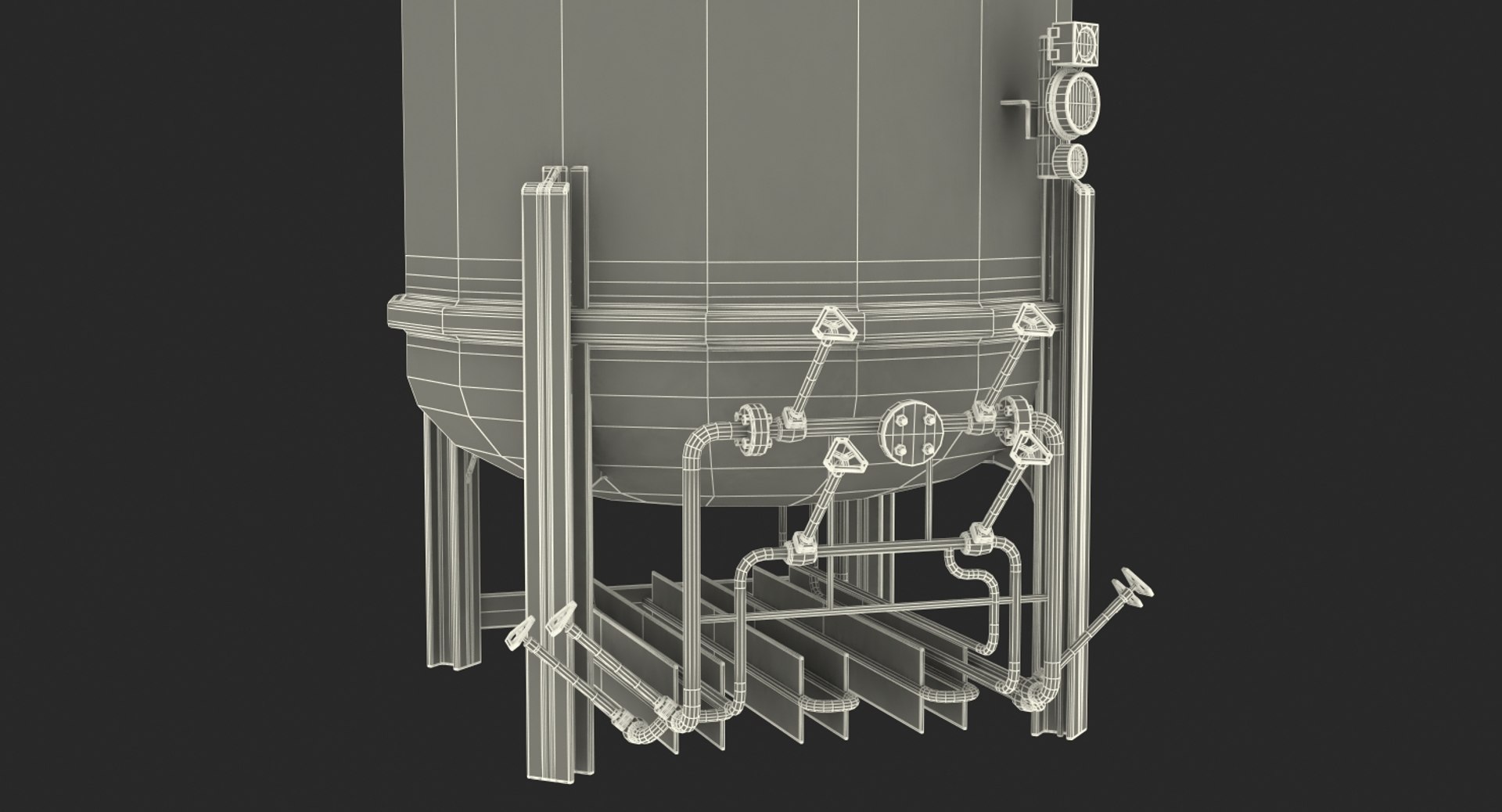 3D lng storage tank vertical model - TurboSquid 1237444