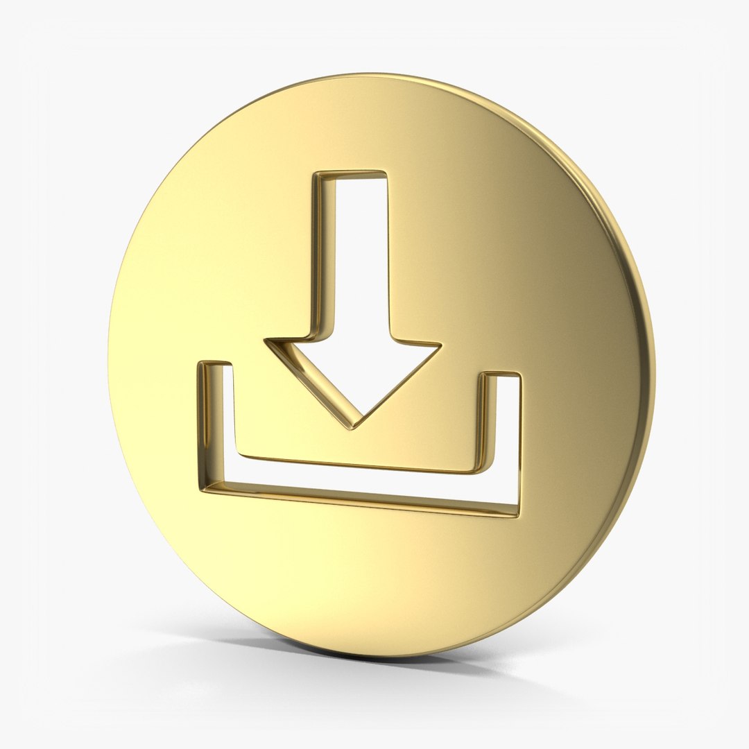 Download Now Circular Symbol Gold model - TurboSquid 2065307