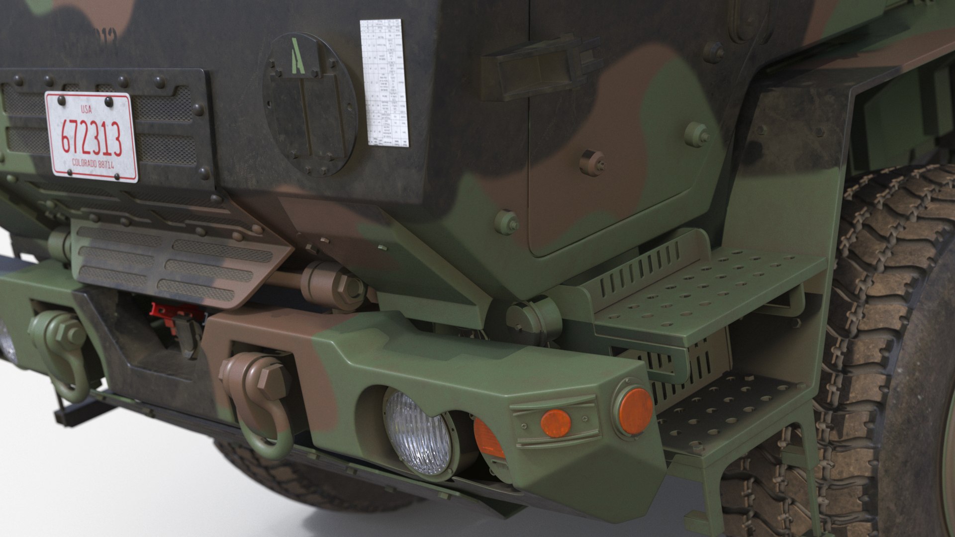 Deployed Military Mobile Command Truck Simplified 3D Model - TurboSquid ...