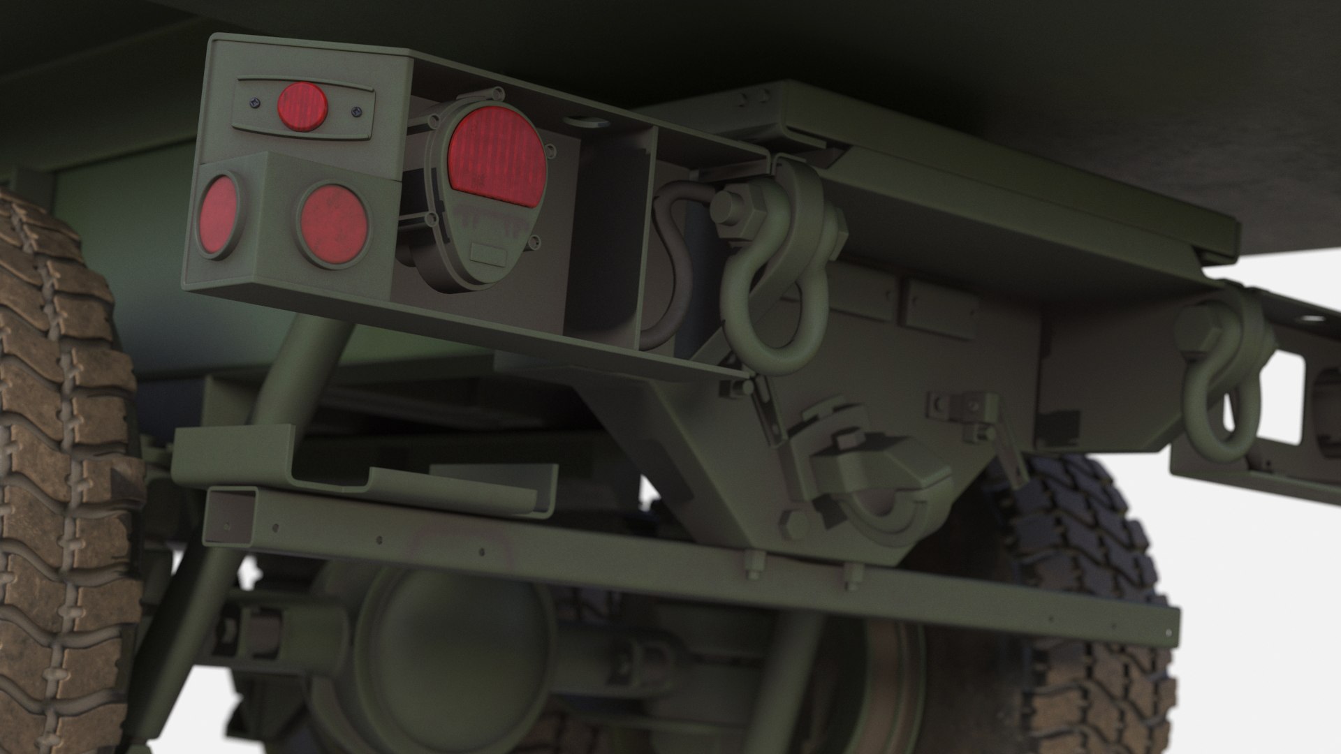 Deployed Military Mobile Command Truck Simplified 3D Model - TurboSquid ...