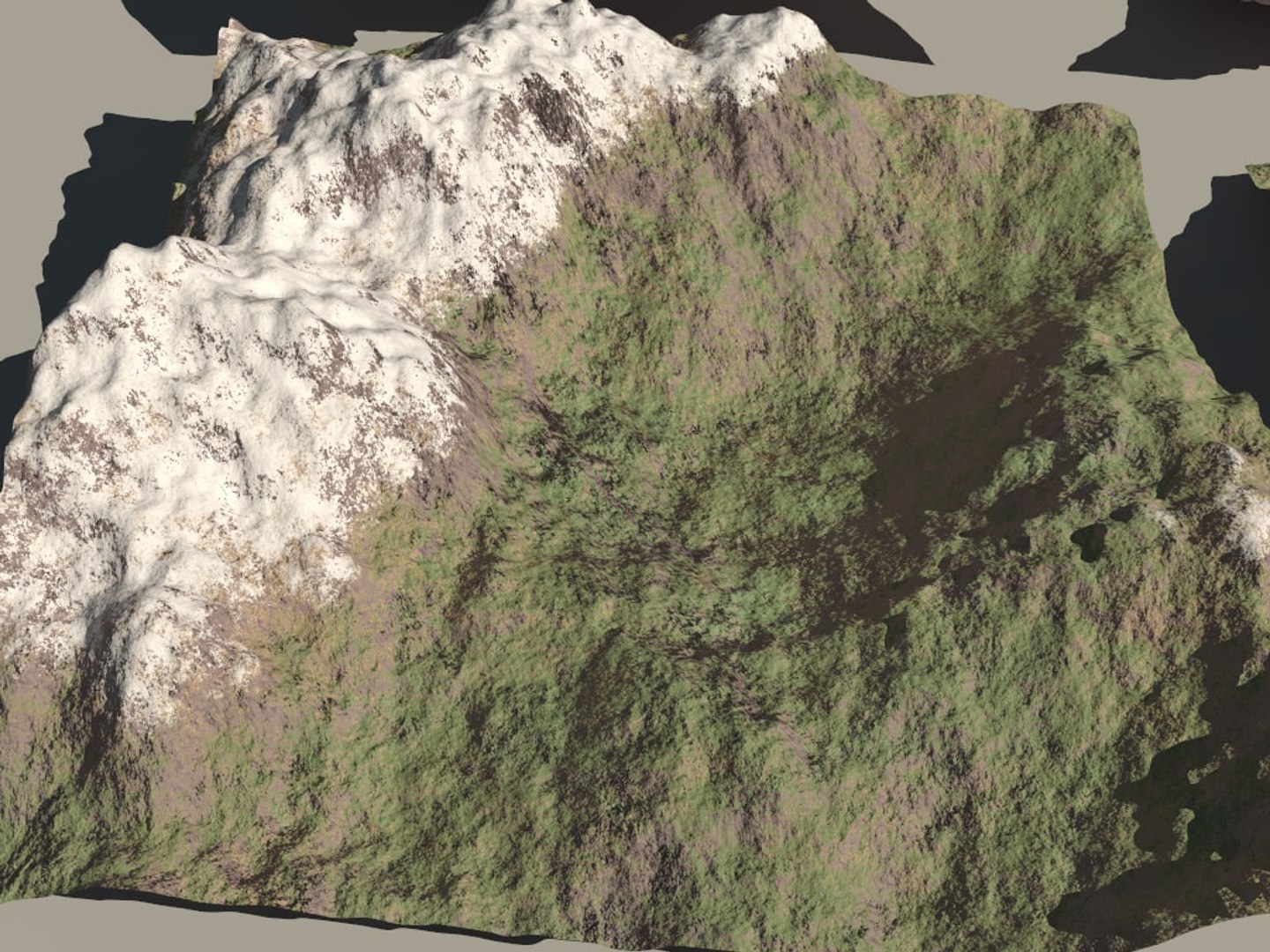 3d Obj Mountains