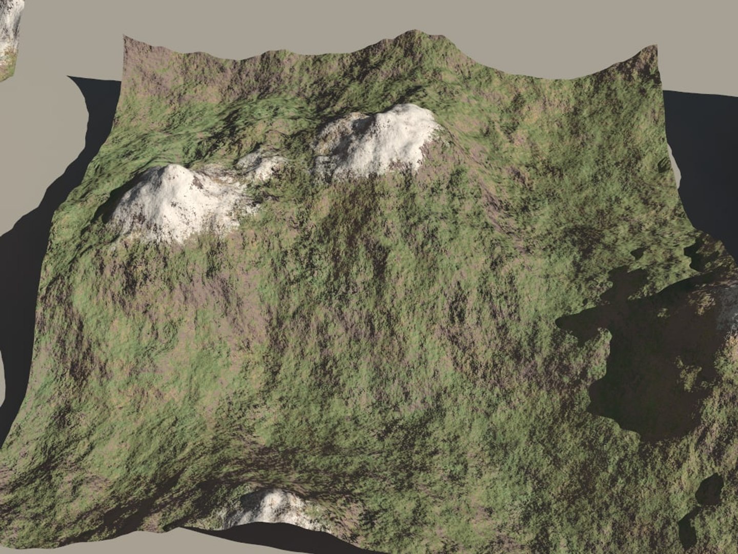 3d Obj Mountains