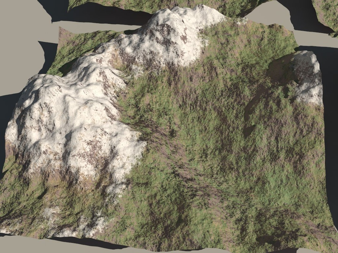 3d Obj Mountains