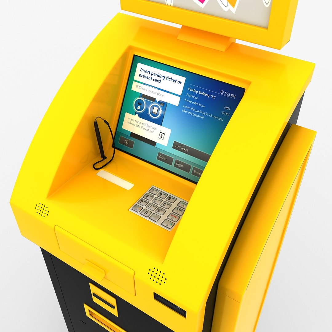 3d Model Cash Terminal 3