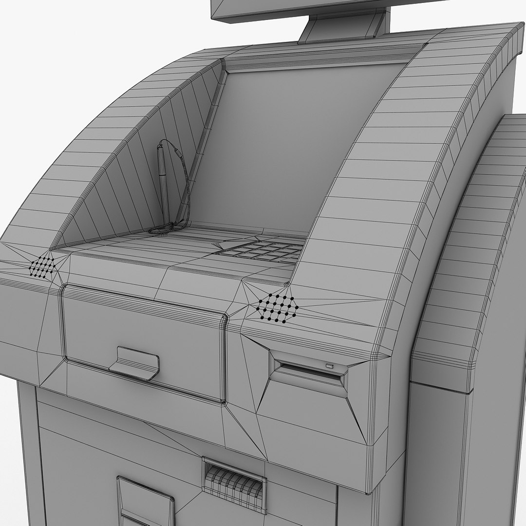 3d Model Cash Terminal 3