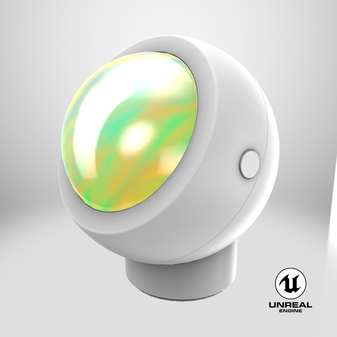 Futuristic Table Lamp 3D - TurboSquid 2133044