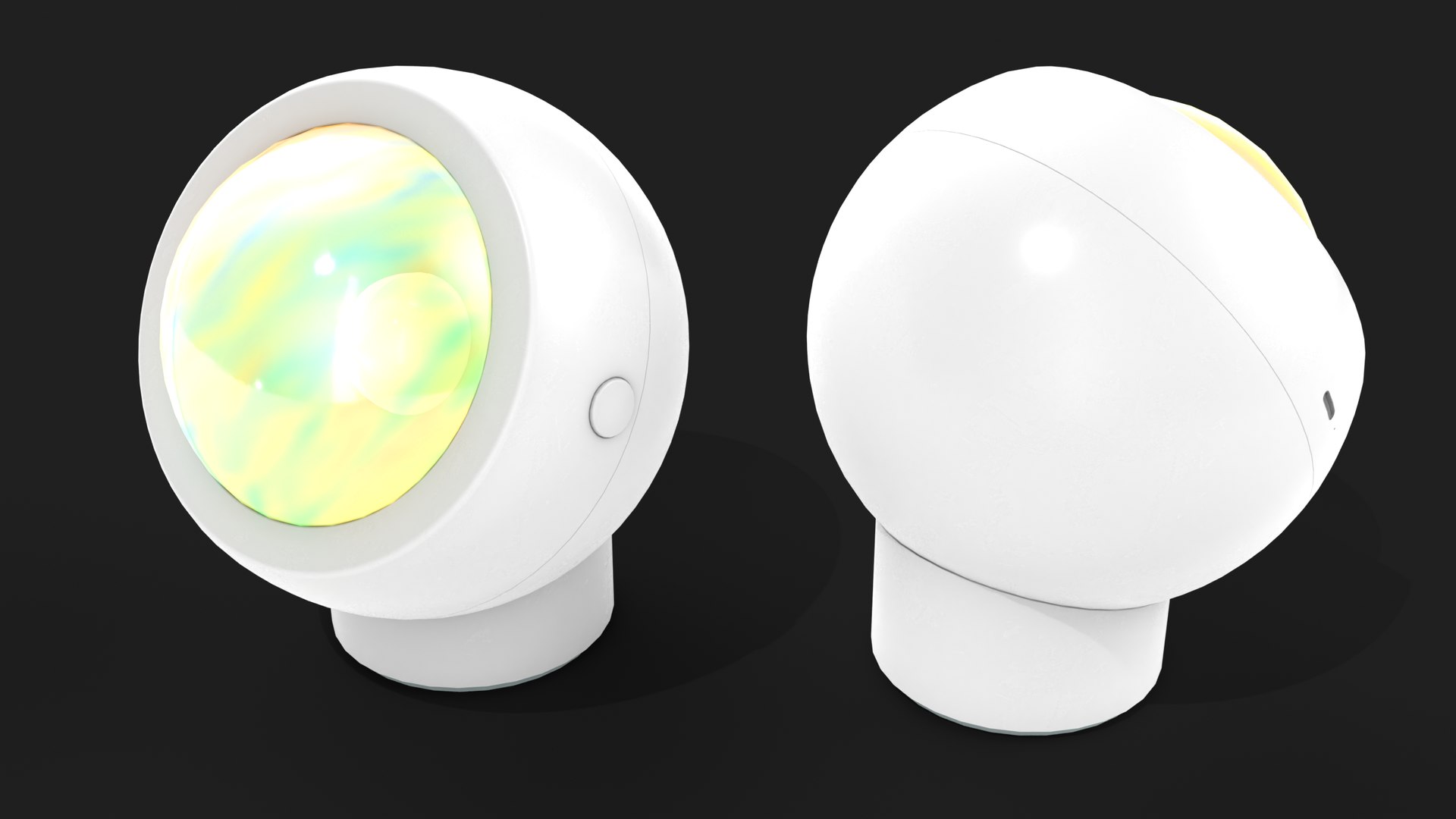 Futuristic Table Lamp 3D - TurboSquid 2133044