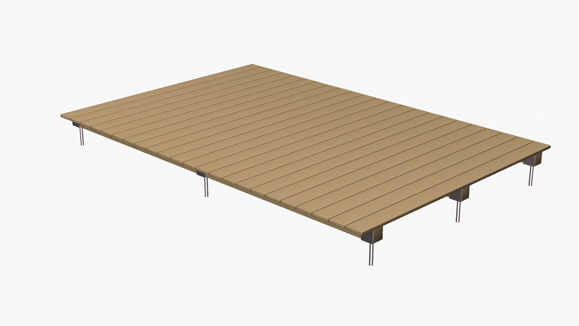 Wooden Stage Deck 3D Model - TurboSquid 2304953