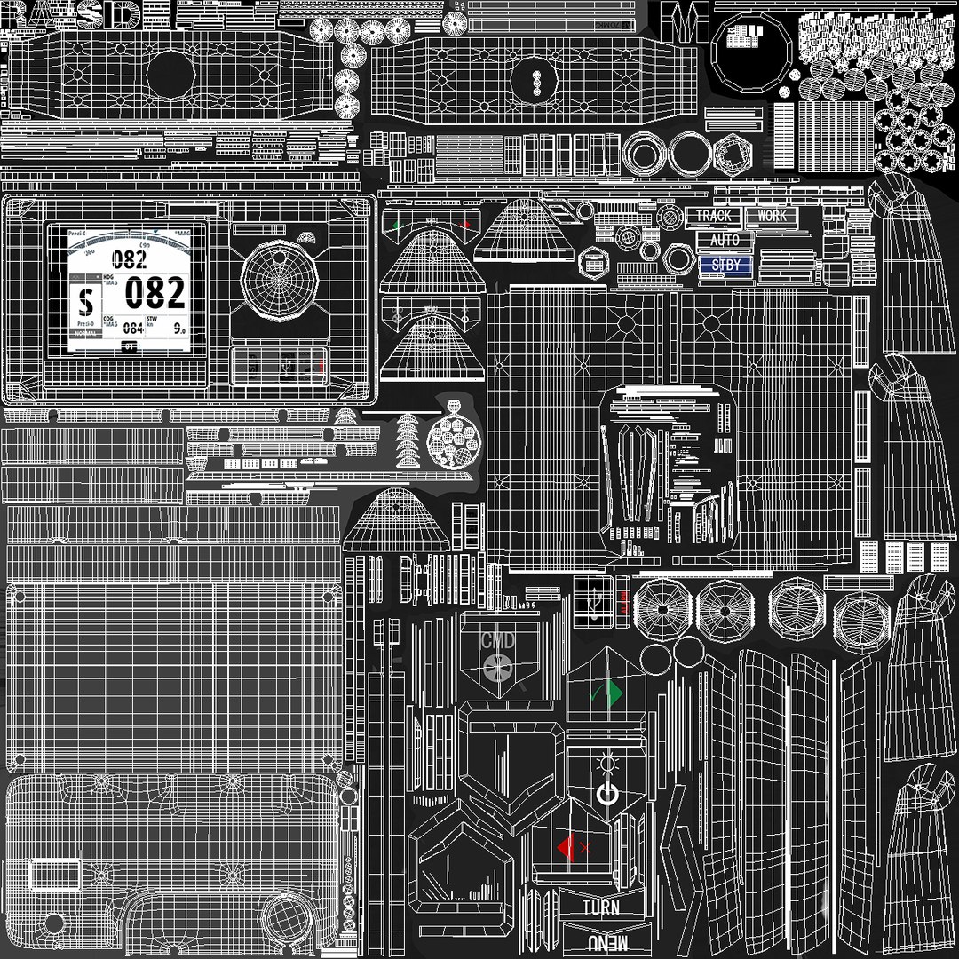 Simrad ap70 mk2 marine 3D model - TurboSquid 1673064