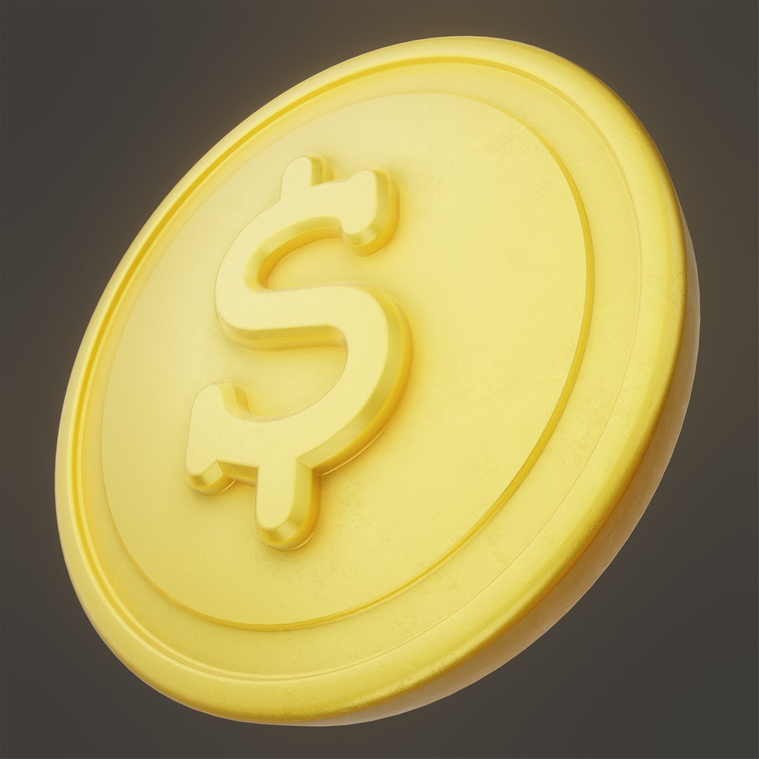 3D Gold Coin - TurboSquid 1658734