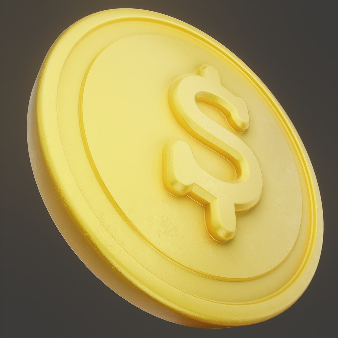 3D Gold Coin - TurboSquid 1658734