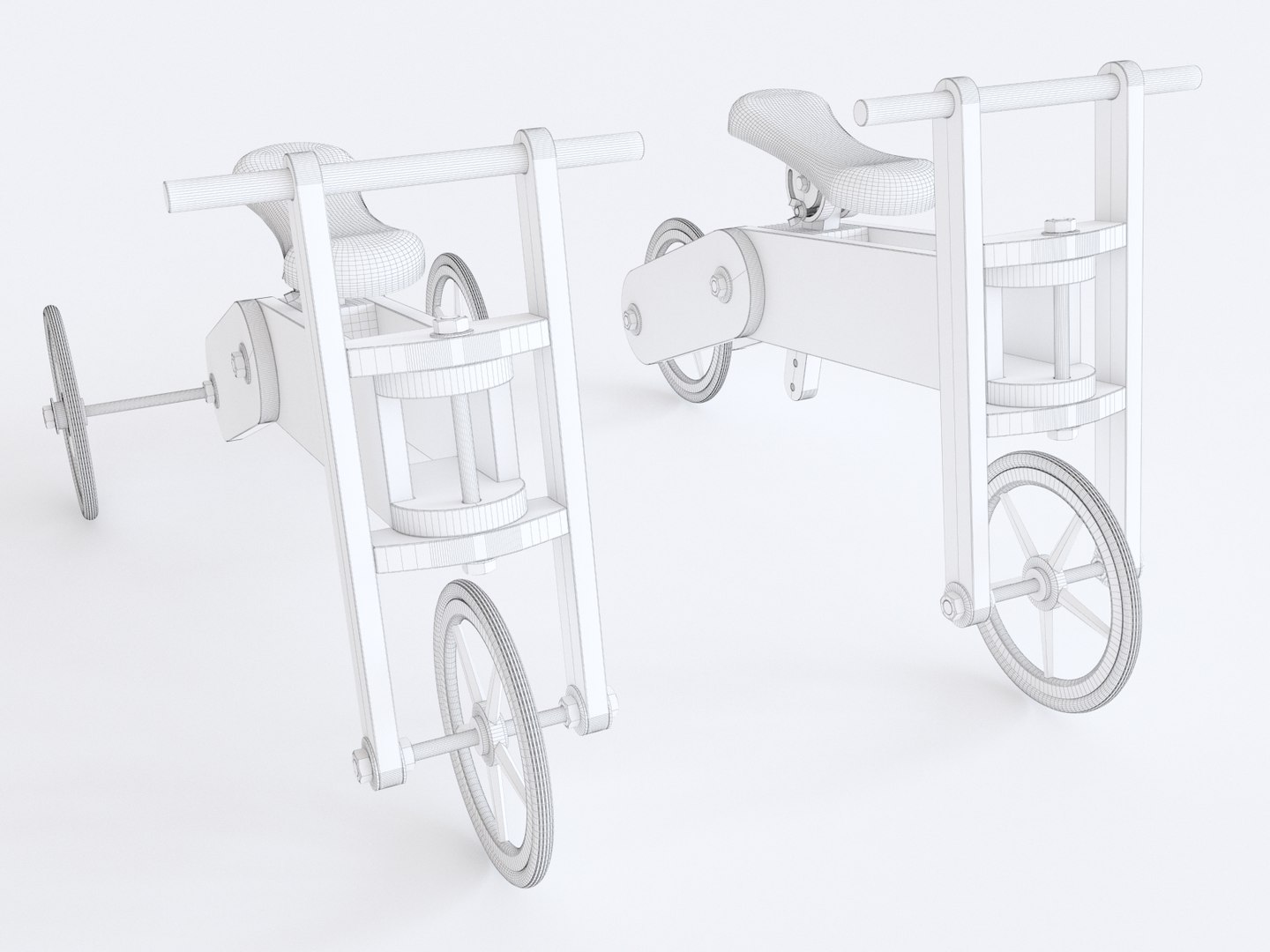 Push bike 3D model - TurboSquid 1211460