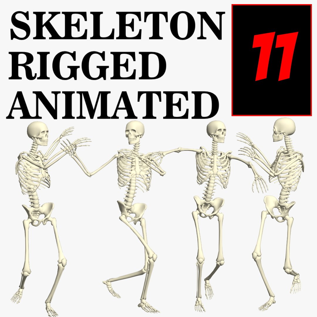 Skeleton Golf Putt Victory 3D Model - TurboSquid 1890977