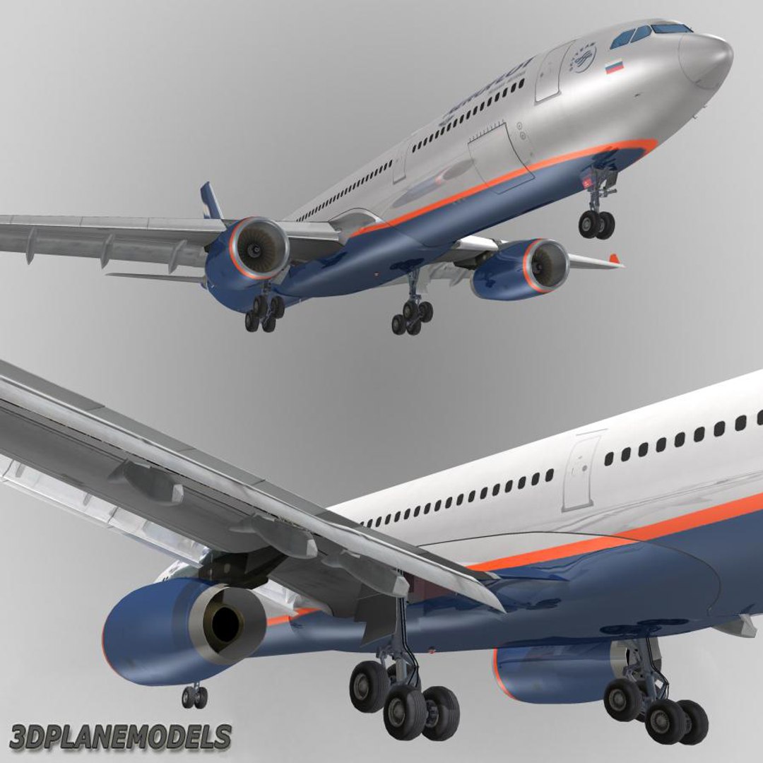 Airbus A330-300 3d Model