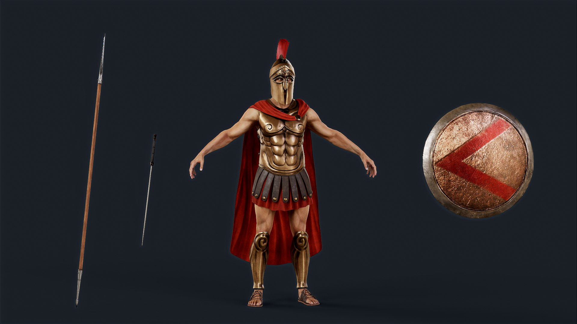 SPARTAN HEAVY HOPLITE 3D Model - TurboSquid 2289911