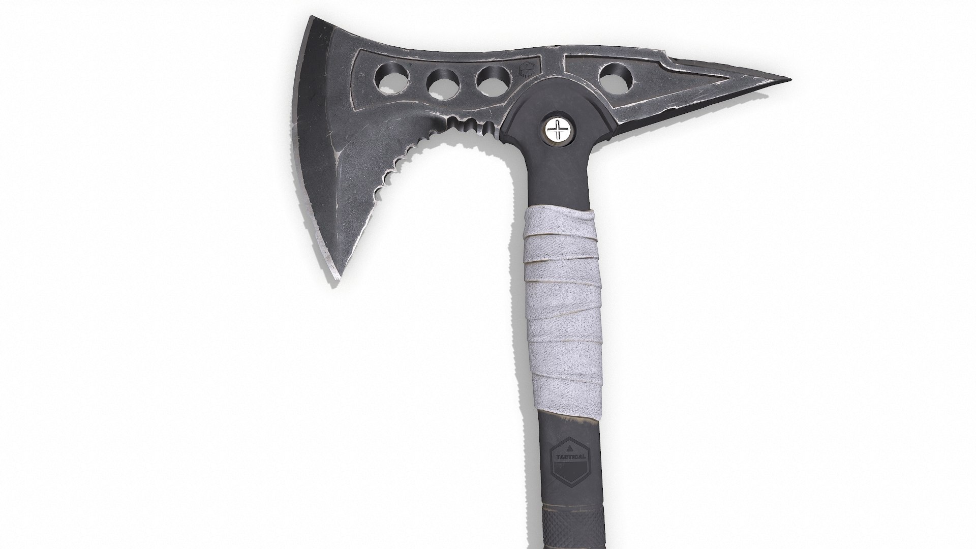 3D Military Tactical Axe Low-poly PBR - TurboSquid 2344111