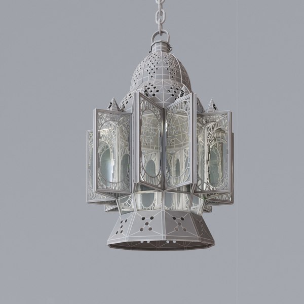 free arabic lamp 3d model