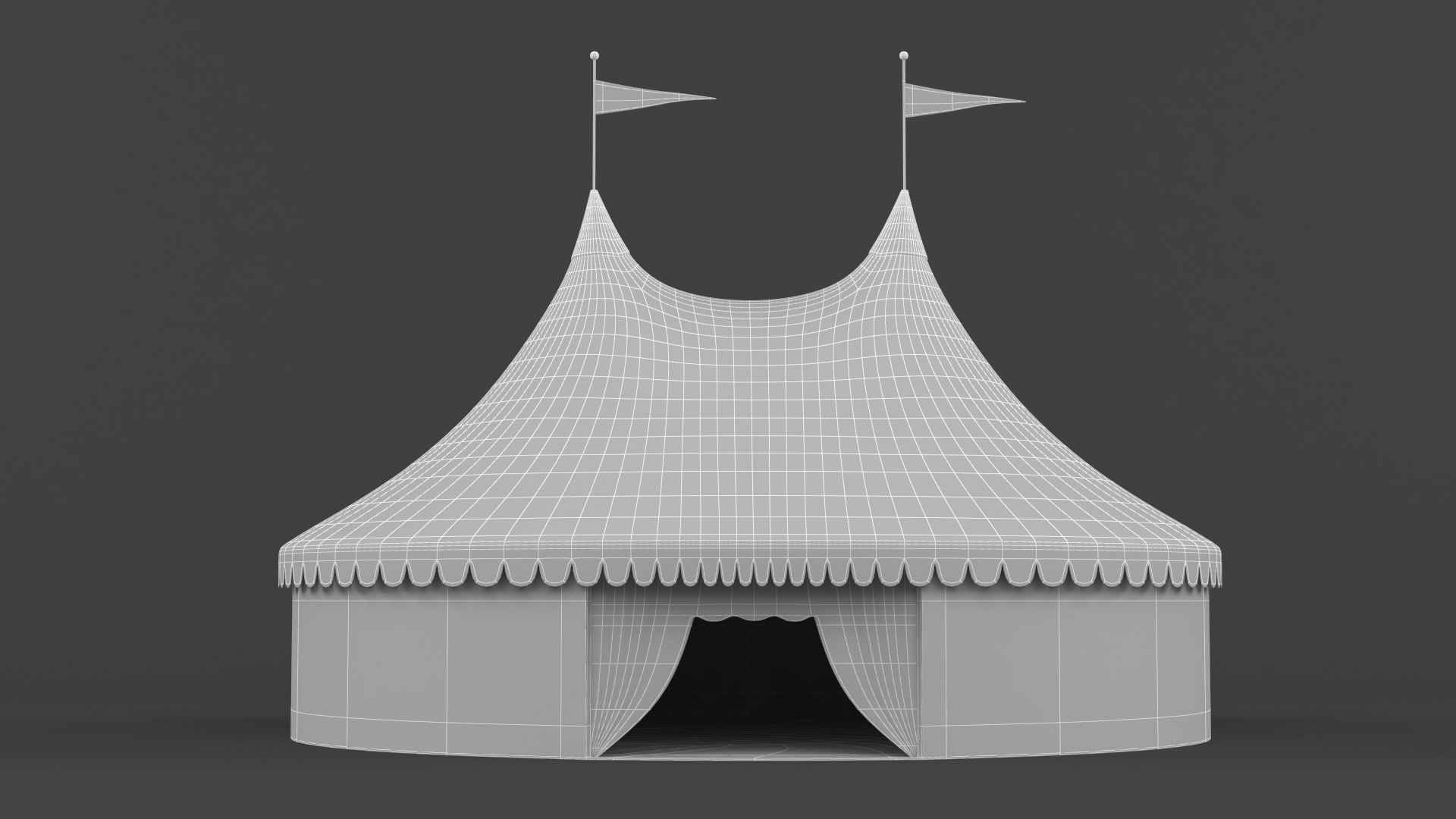 Free 3D Circus Tent - TurboSquid 2013485