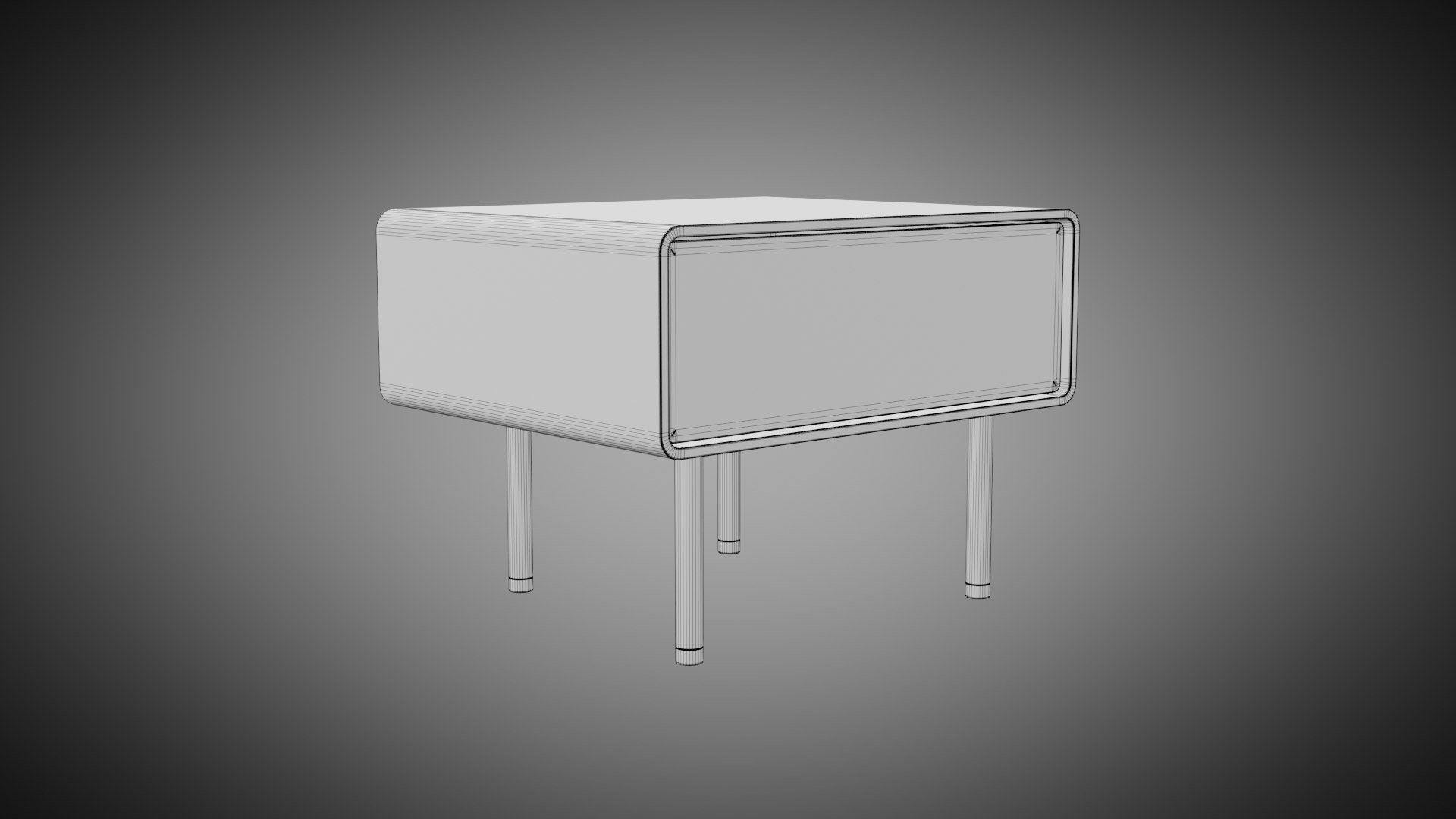 Fina Nightstand By Gazzda 3D Model - TurboSquid 1738625