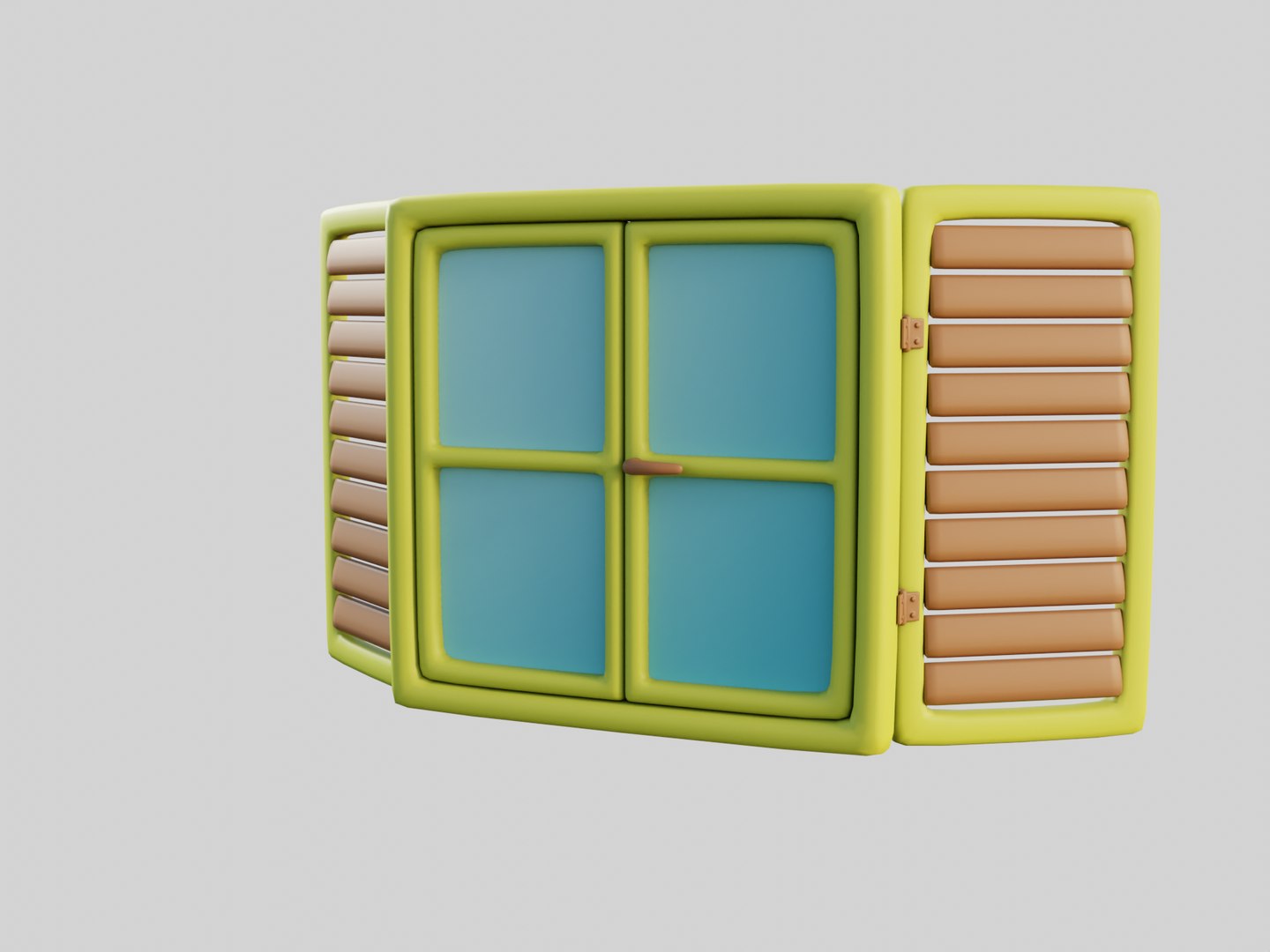 Cartoon Window 19a 3D - TurboSquid 1903966