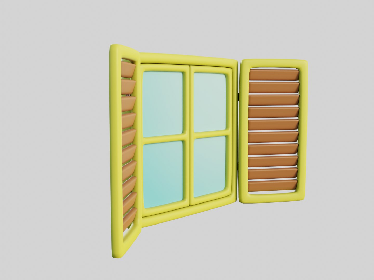 Cartoon Window 19a 3D - TurboSquid 1903966