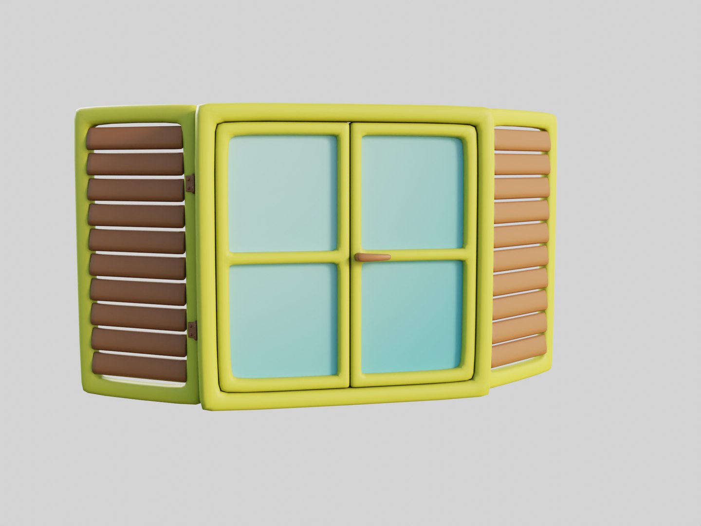Cartoon Window 19a 3D - TurboSquid 1903966