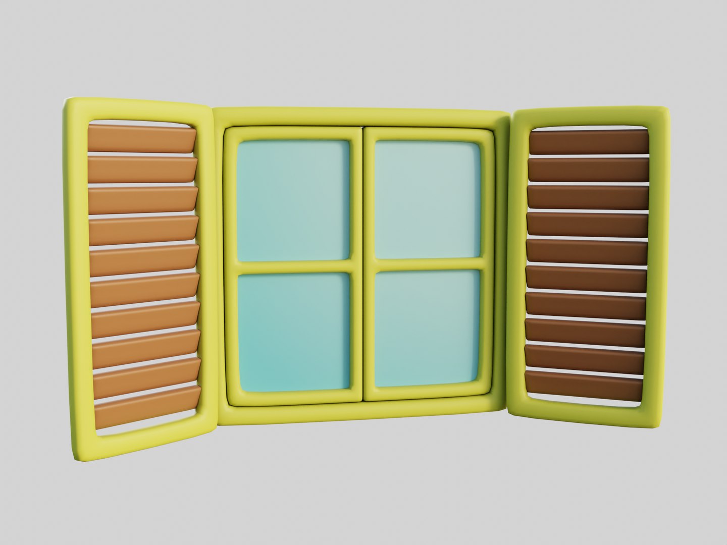 Cartoon Window 19a 3D - TurboSquid 1903966
