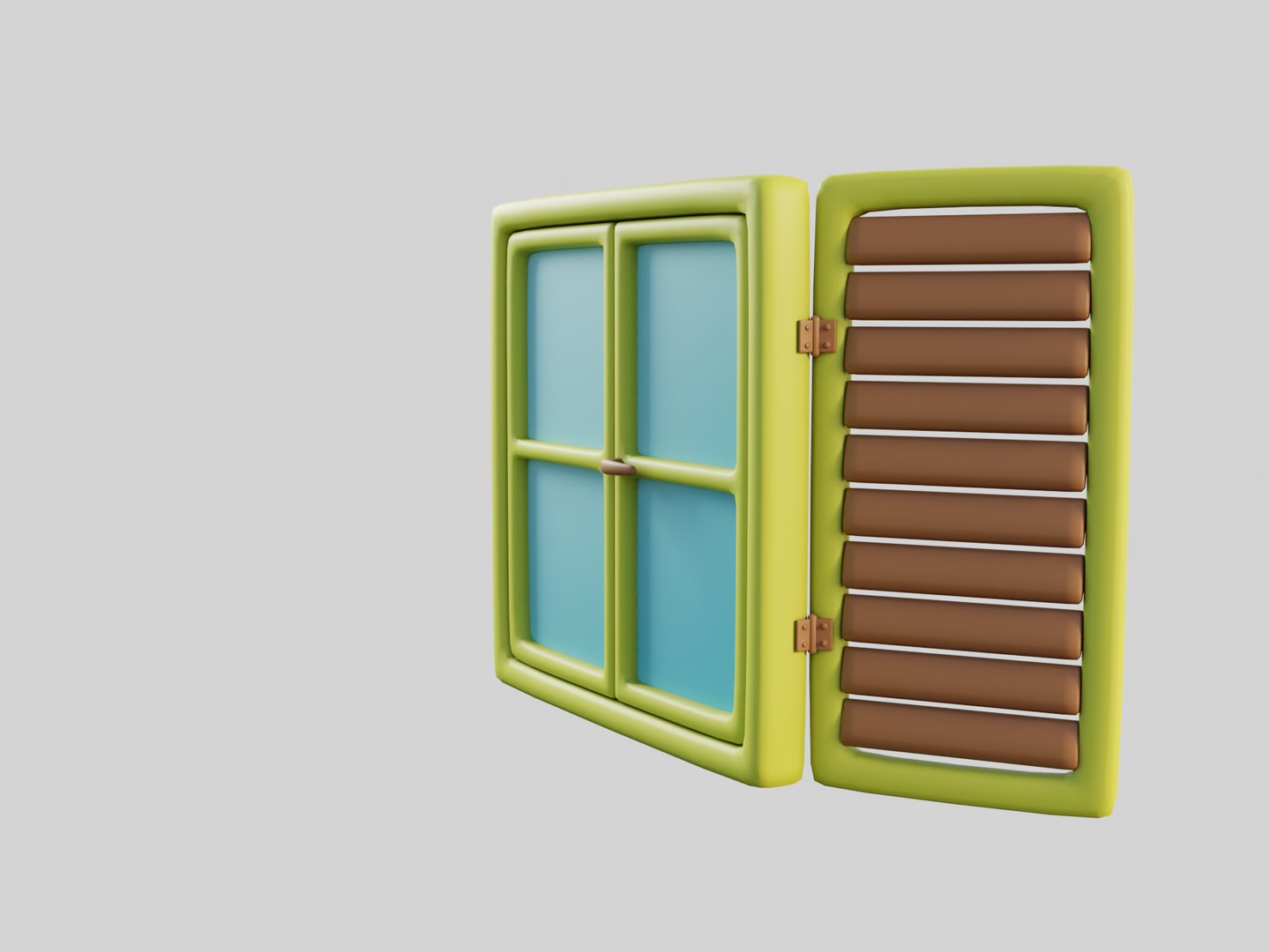Cartoon Window 19a 3D - TurboSquid 1903966