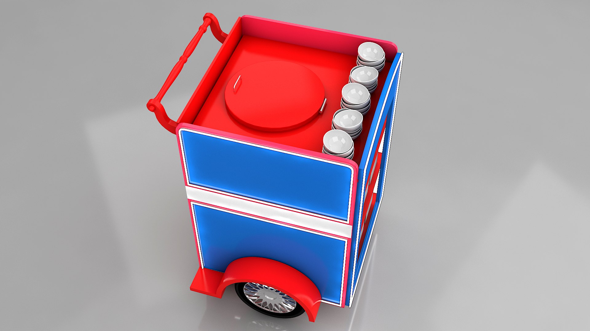 3D Model Small Cart 3d Model - TurboSquid 1994153