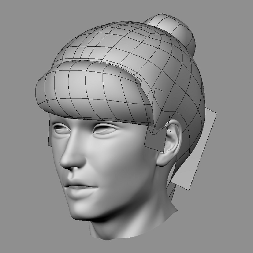 3d Model Hair Female