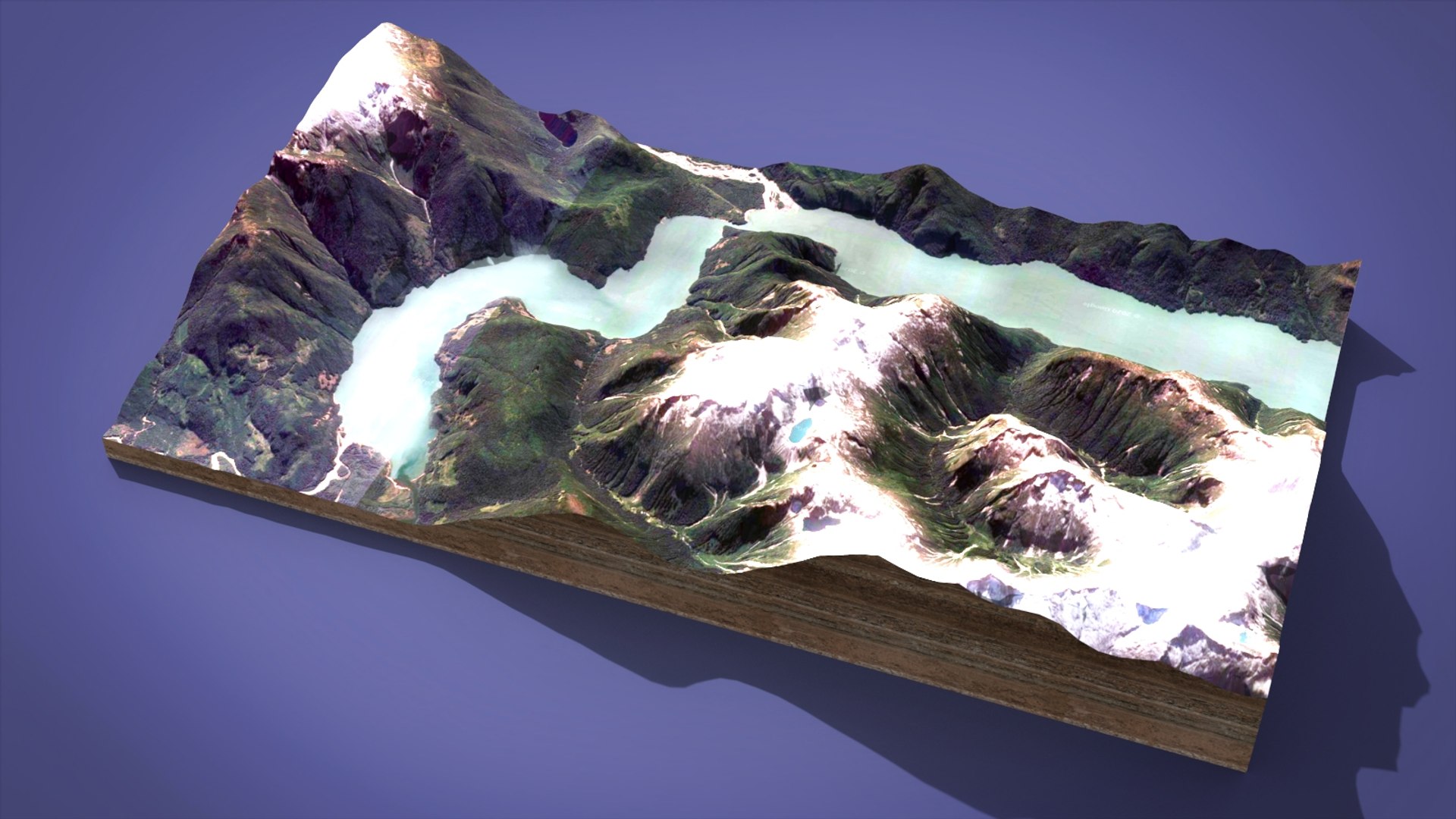Mountain landscape 3D model - TurboSquid 1521404