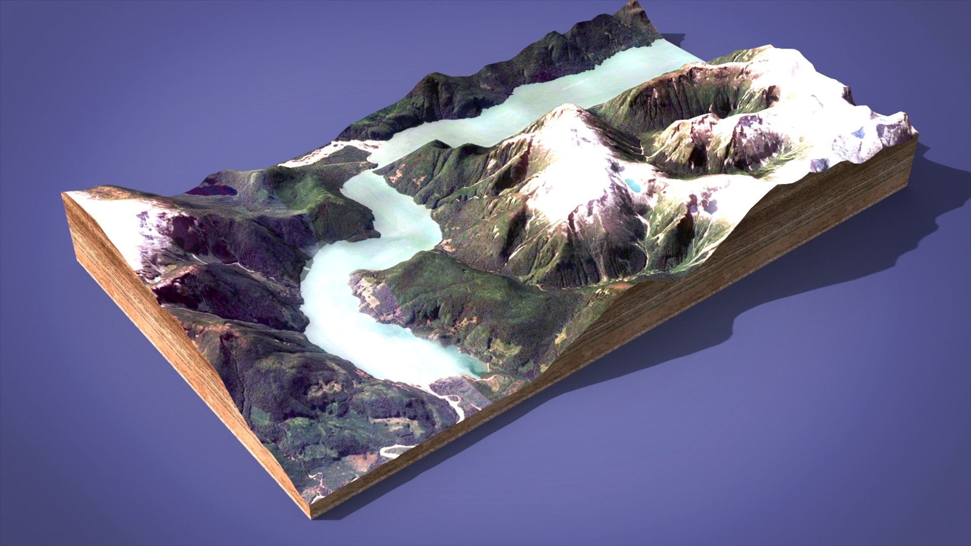 Mountain landscape 3D model - TurboSquid 1521404