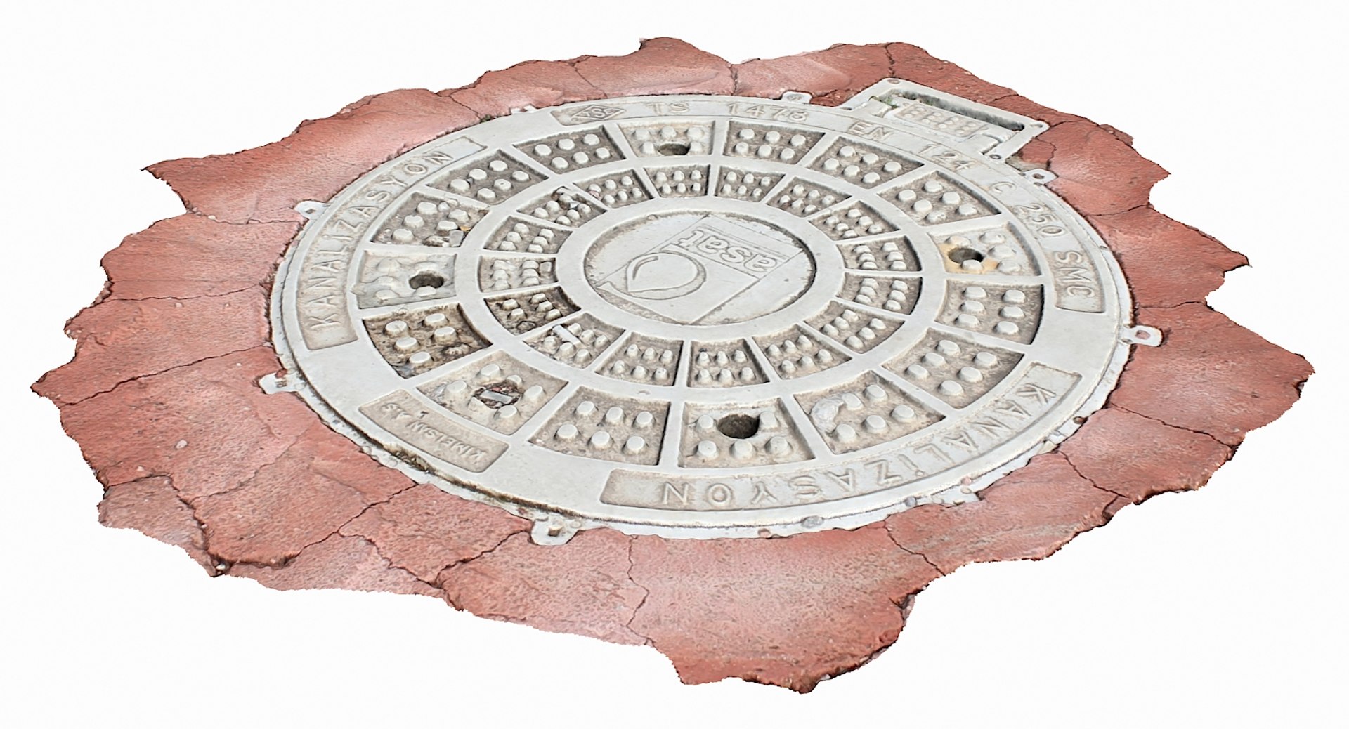 Manhole Cover 3D - TurboSquid 1365495
