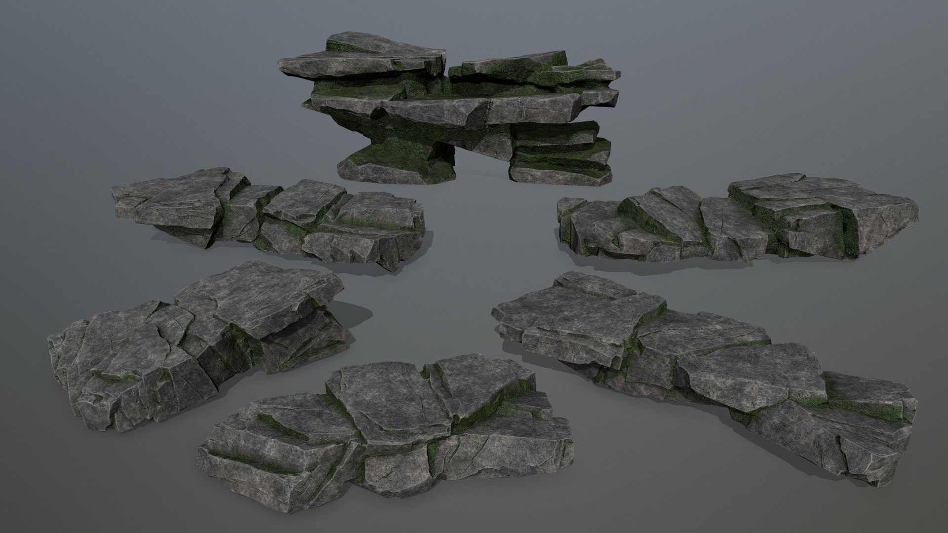 Cliff Rocks 3D Model - TurboSquid 2086760