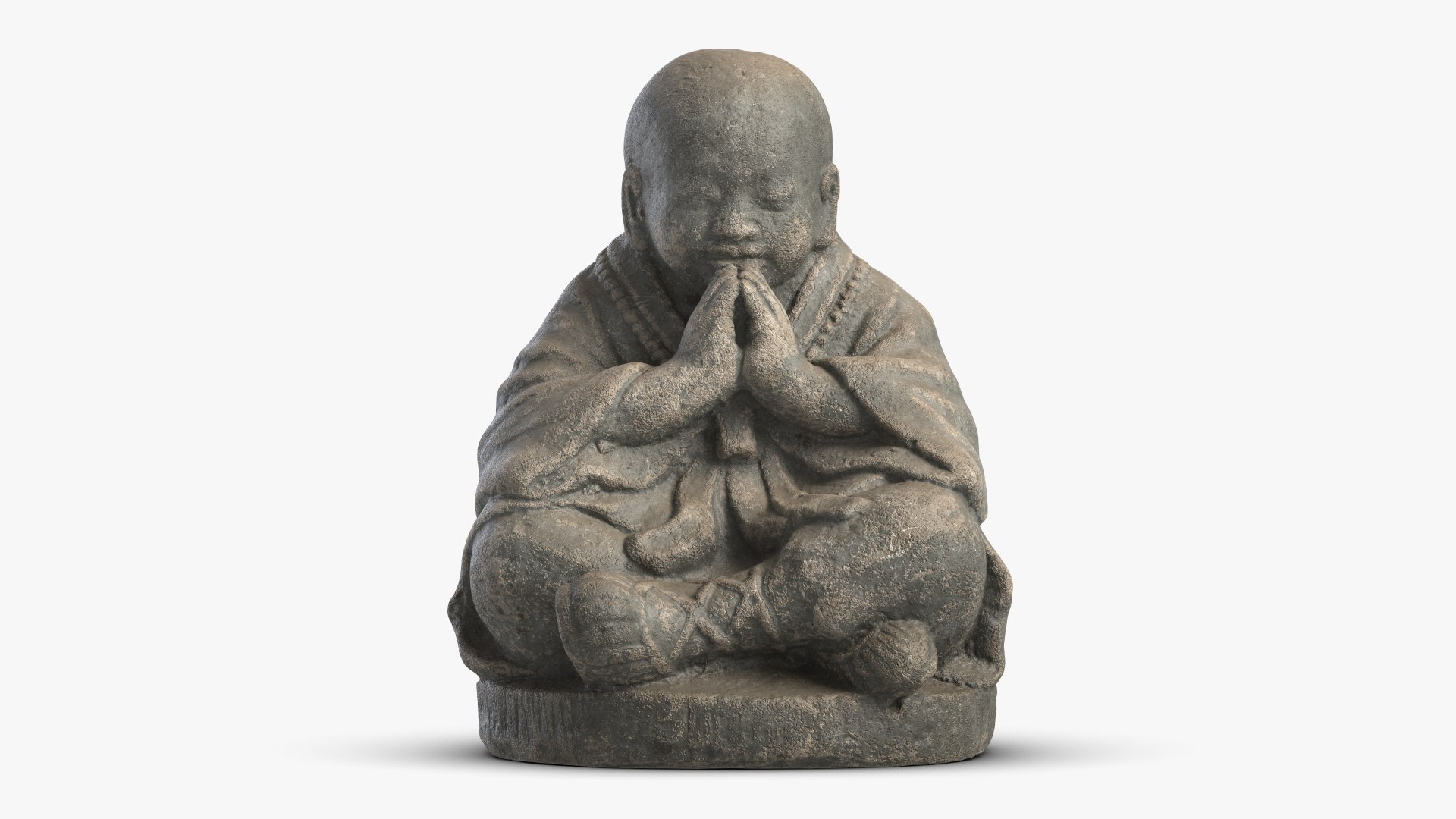 3D Monk Sculpture 3 - TurboSquid 1531912