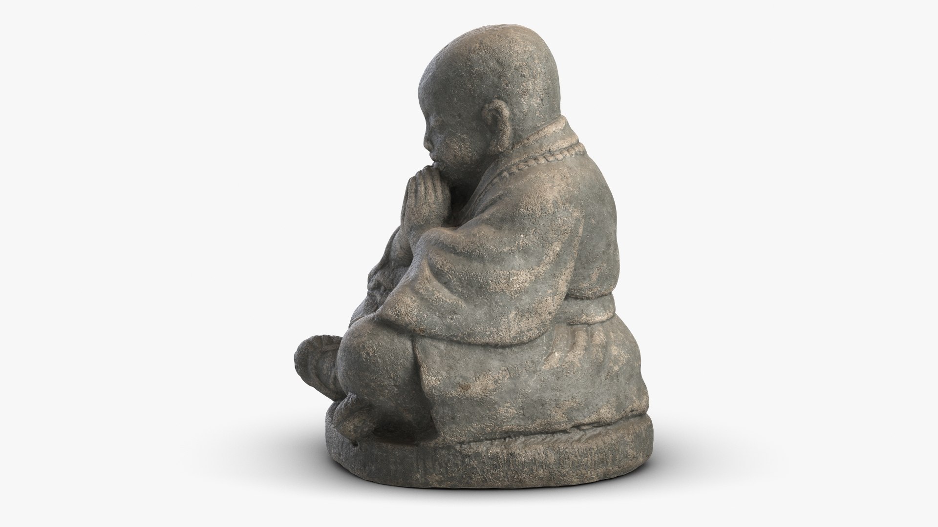 3D Monk Sculpture 3 - TurboSquid 1531912