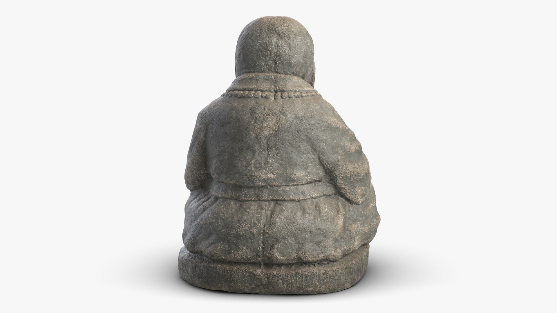 3D Monk Sculpture 3 - TurboSquid 1531912