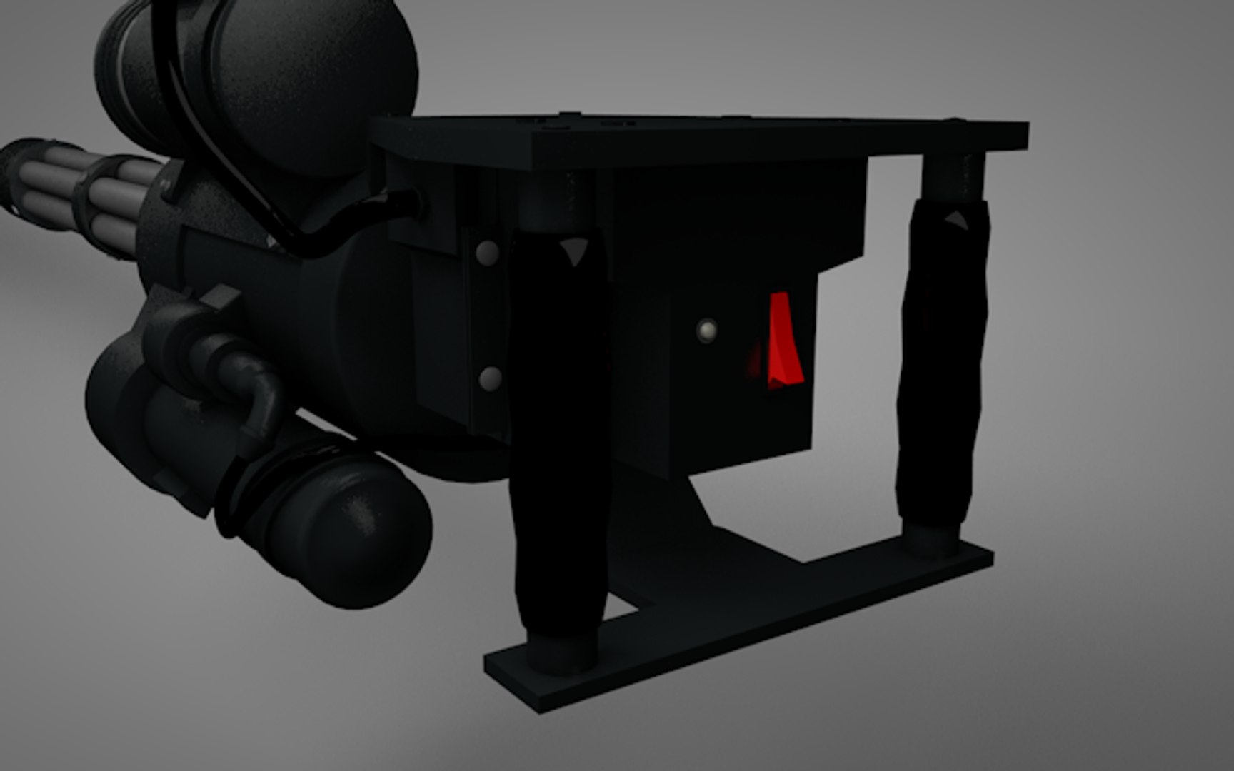 3d Model Minigun Mini Gun