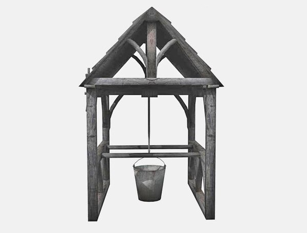 medieval water 3d model