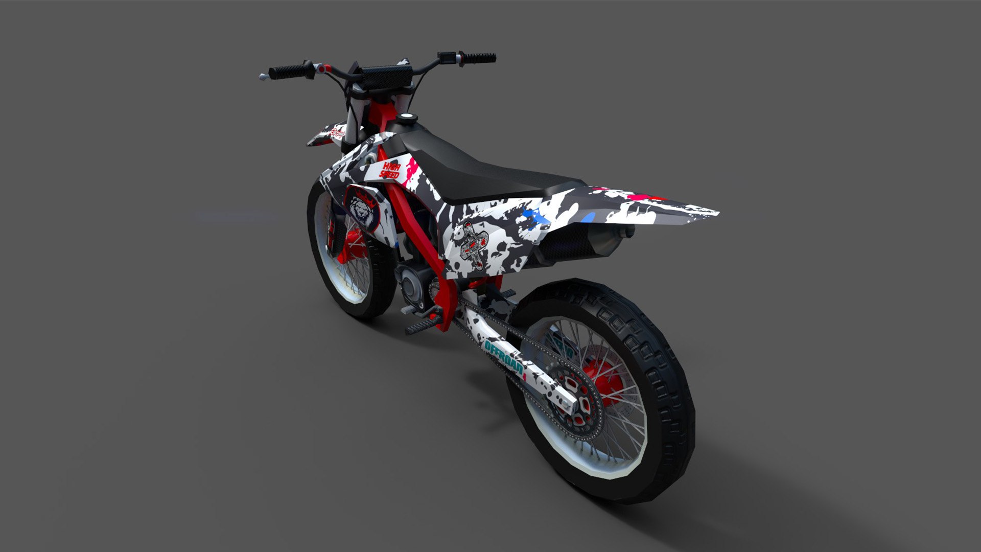 3D Dirt Bike X3 3D Low Poly Model With 4k PBR Texture - TurboSquid 2181728